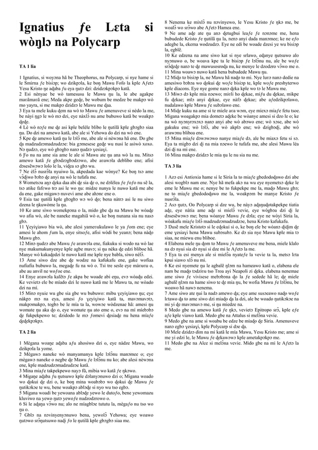 Ewe - The Epistle of Ignatius to Polycarp.pdf