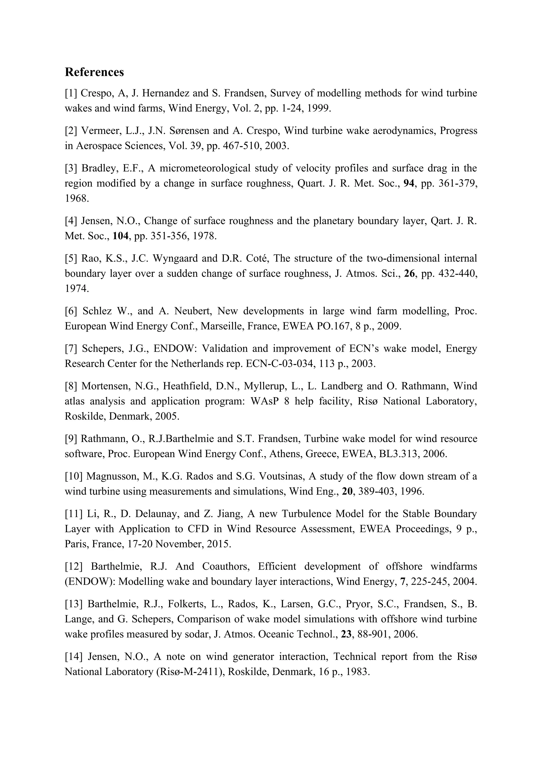 Wake model for wind farm - Meteodyn | PDF