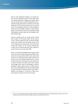 EU Energy Policy to 2050 - Achieving 80-95% emissions reductions | PPT