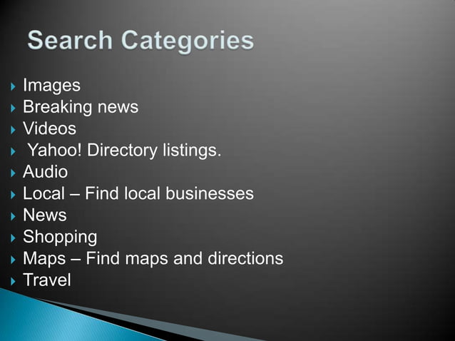 Search Engines Presentation | PPT