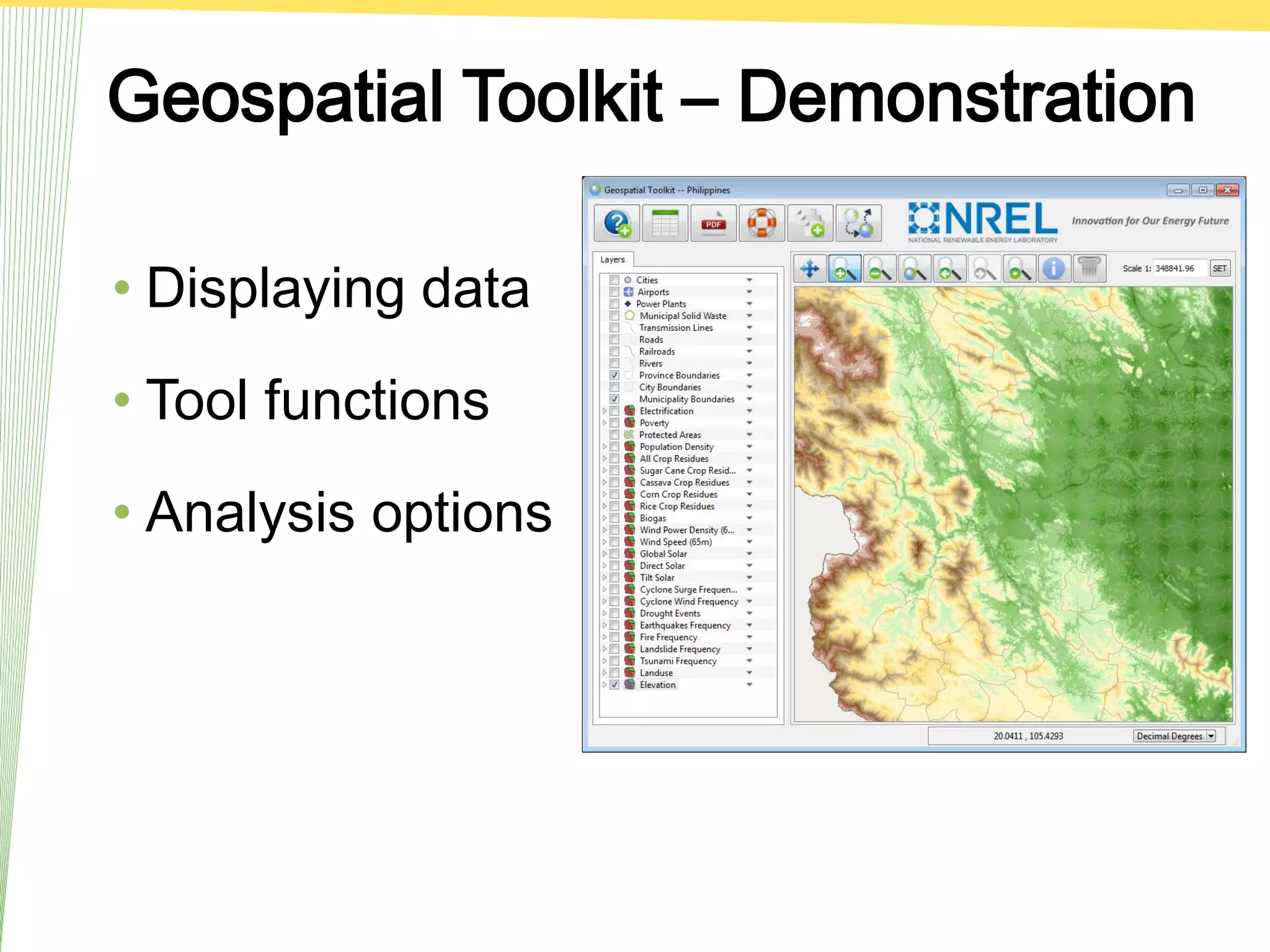 Assessing Renewable Energy Potential Using the Geospatial Toolkit (GsT ...