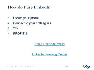 Building Your Professional Network with LinkedIn | PPT