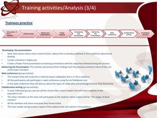 EWIL: description of the training approach | PPT