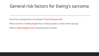 introduction to Ewing’s Sarcoma in orthopedics.pptx