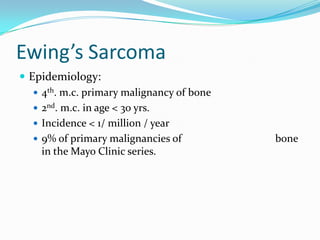 Ewing's sarcoma | PPT