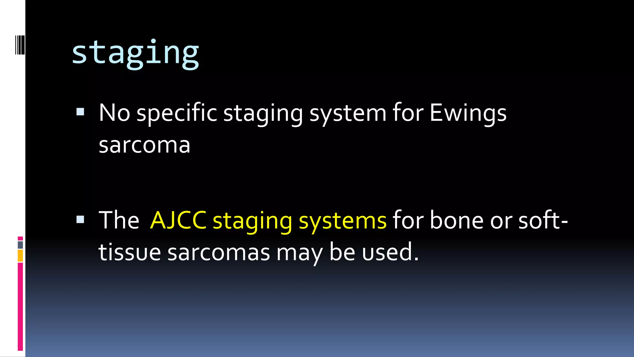 Ewing’s sarcoma | PPTX