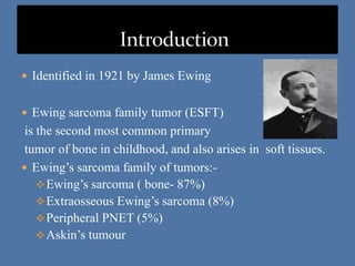 Ewings tumour | PPTX