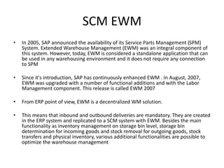 SAP EWM REAL TIME TRAINING @Proexcellency | PPT