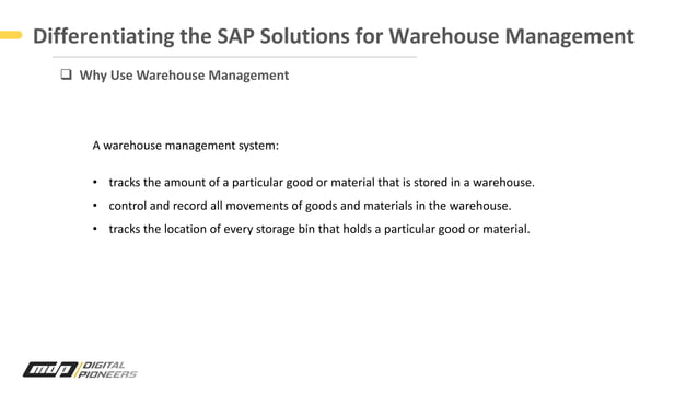 EWM100-Unit1 Warehousing structures and master data.pdf | Data Storage ...