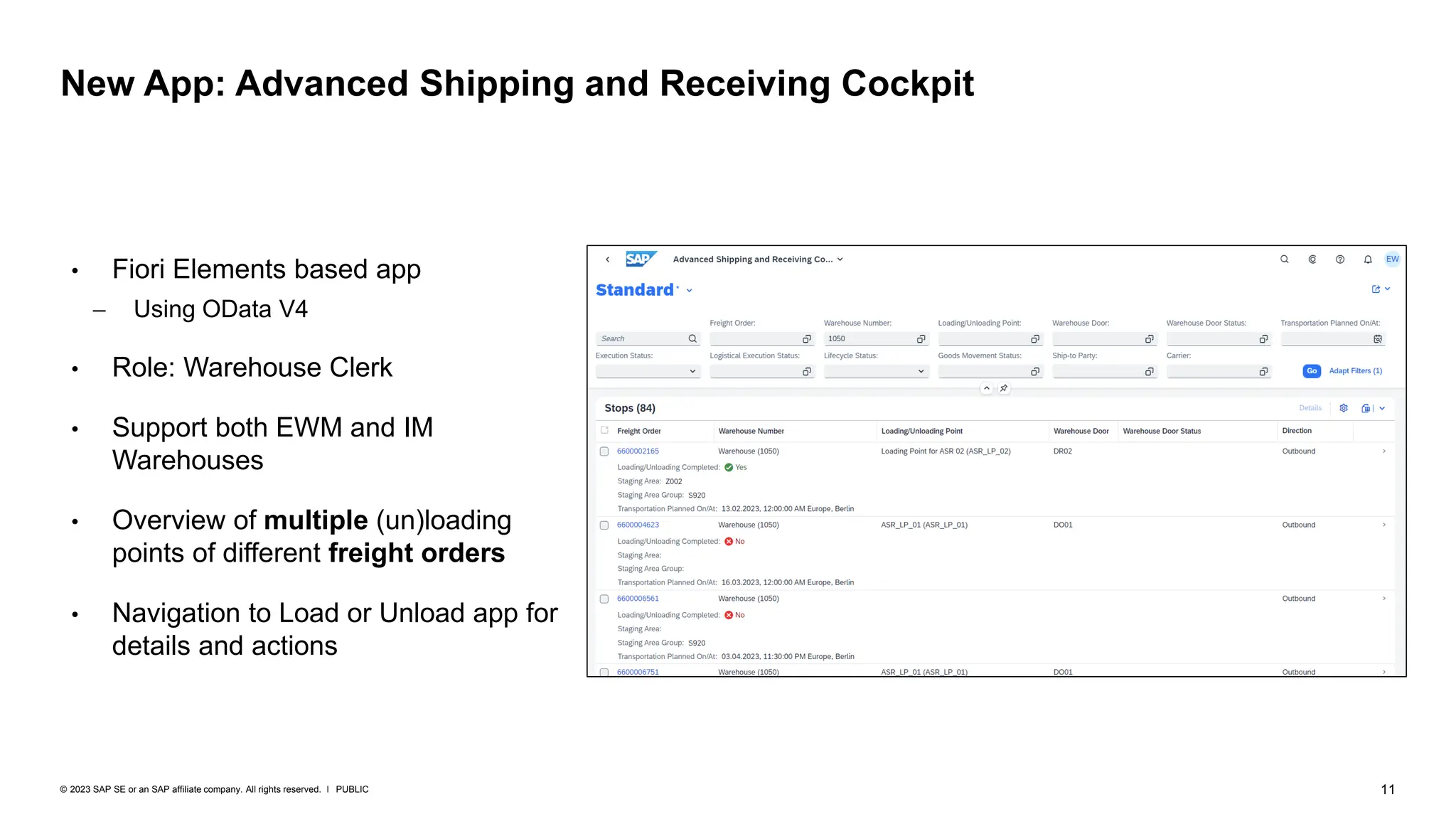 EWM2023 New Features for extended warehouse Management | PDF