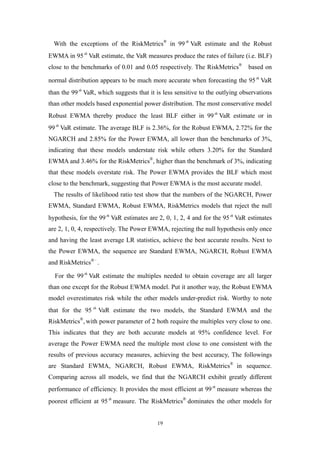 EWMA VaR Models | PDF | Stocks and Bonds | Personal Investing