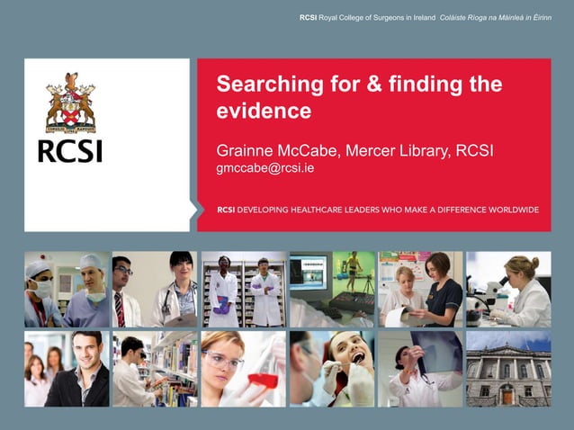 Searching for and finding the Evidence | PPT