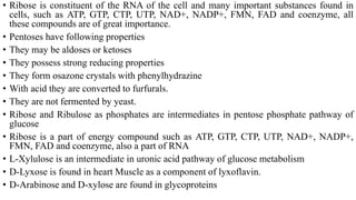 Important_Monosaccharides uygrdyeseyretj | PPT