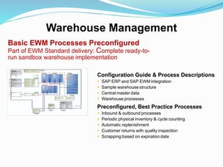 Ewm training ppt | PPTX