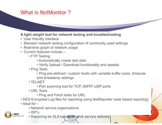 NetMonitor - Network Monitoring Solution | PDF