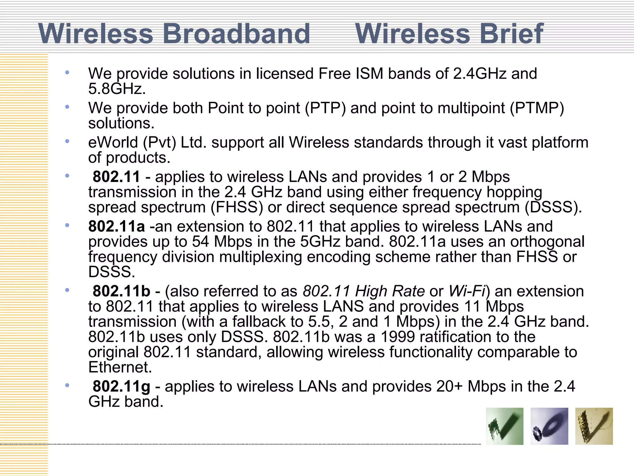Eworld Wireless Broadband | PPT
