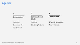 Constraint Programming - An Alternative Approach to Heuristics in ...