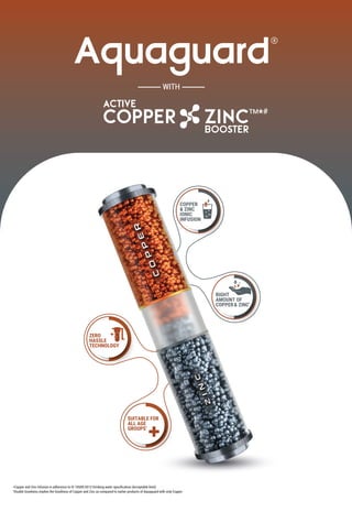 Aquaguard Latest Model with Copper and Zinc - Waamika Enterprises ...