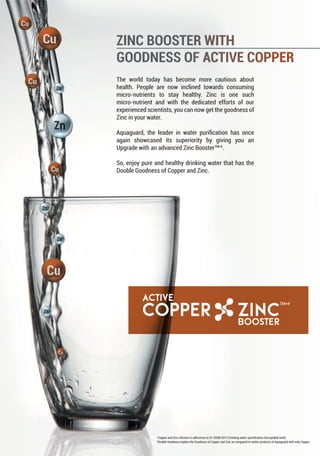 Aquaguard Latest Model with Copper and Zinc - Waamika Enterprises ...
