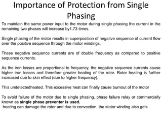 Starters of induction motor and protection equipment | PPTX