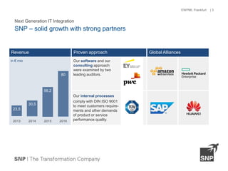 Next level IT integration by SNP AG | PPTX