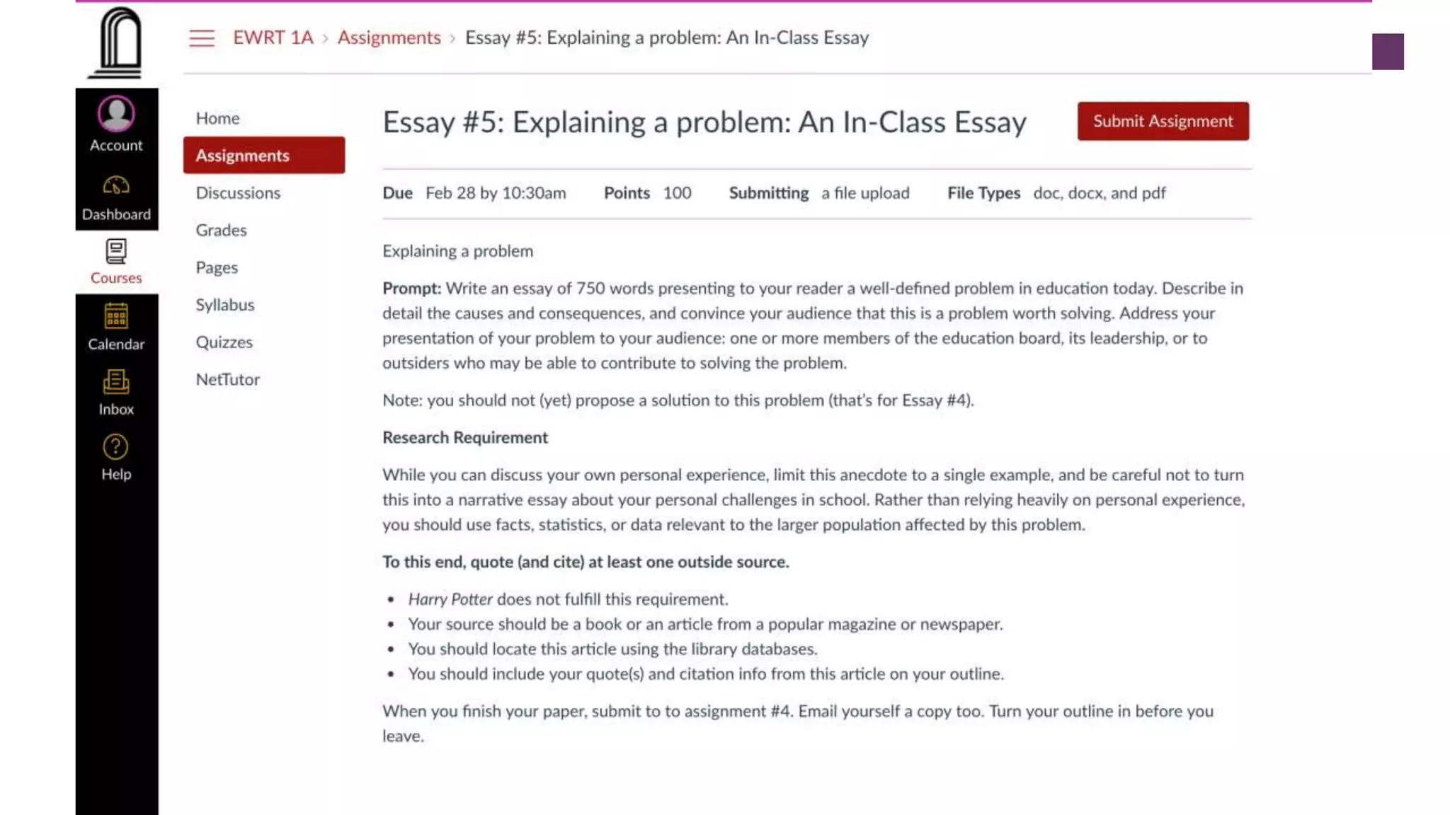 Ewrt 1 a class 28 | PPT