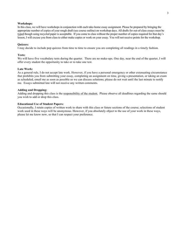 Ewrt 1 a fall 2013 | PDF