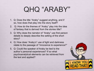 Ewrt 1 c class 13 post qhq araby | PPT