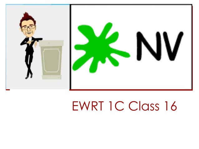 Ewrt 1 c class 17 post qhq | PPT
