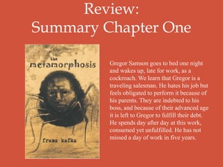 Ewrt 1 c class 25 the metamorphosis | PPTX