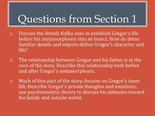 Ewrt 1 c class 25 the metamorphosis | PPTX