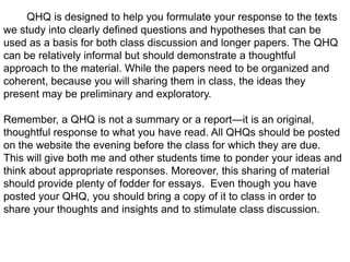 Ewrt 1 c class 2 post qhq | PPT