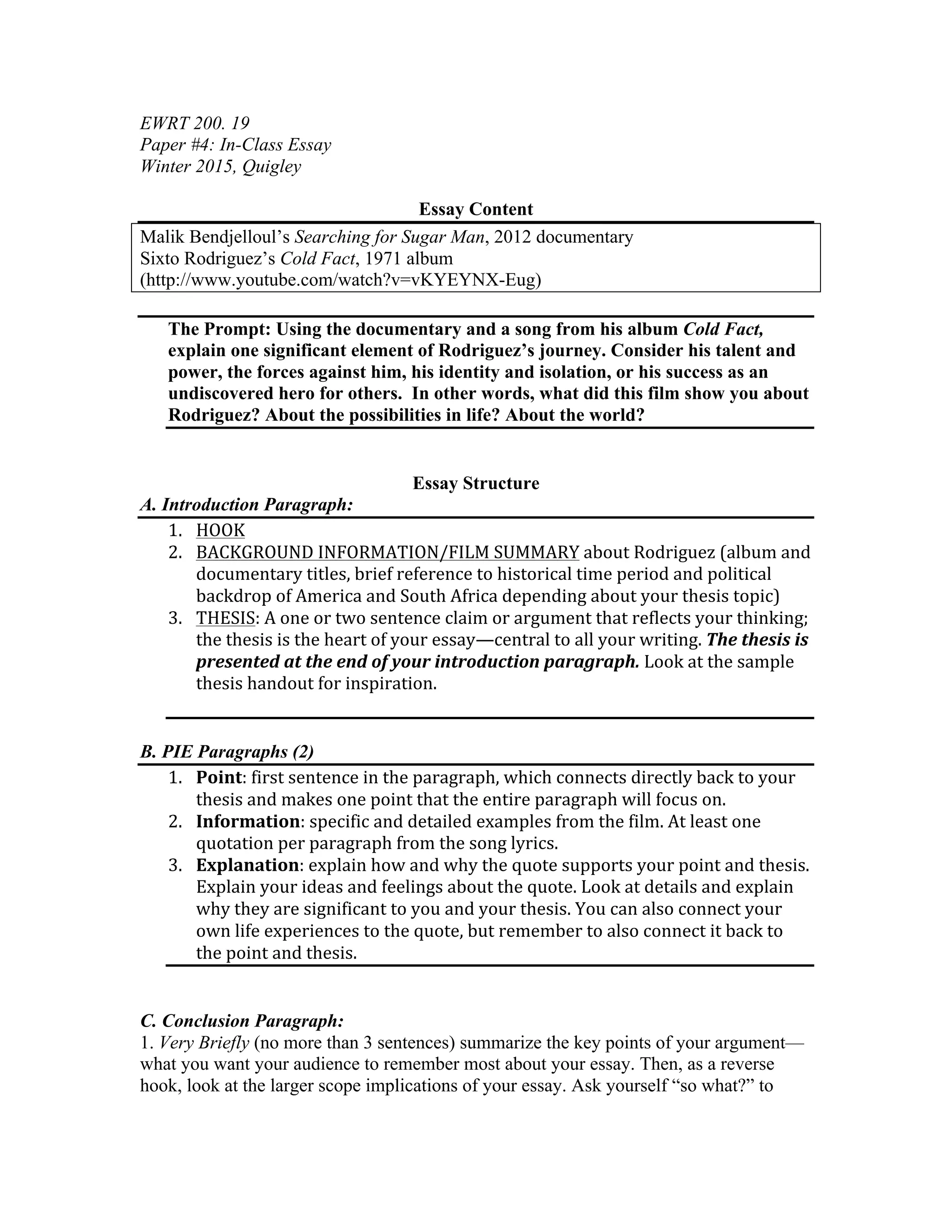 Ewrt 200%2c cold fact%2c paper #4 (1) | PDF