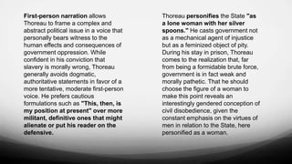Ewrt 2 class 14 thoreau | PPTX | Political Issues & policy | Politics