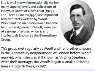 Ewrt 2 class 17 woolf | PPTX