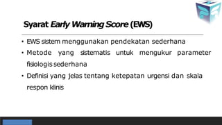 Early warning system untuk monitoring tanda vital | PDF