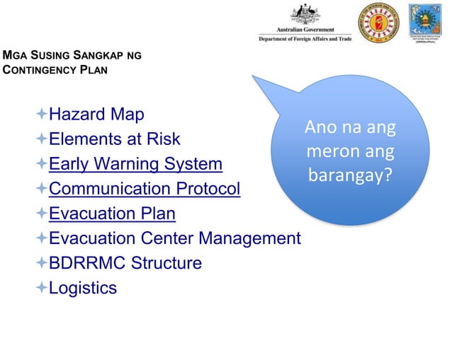 Barangay Bambang Disaster Risk Reduction and Management Planning ...