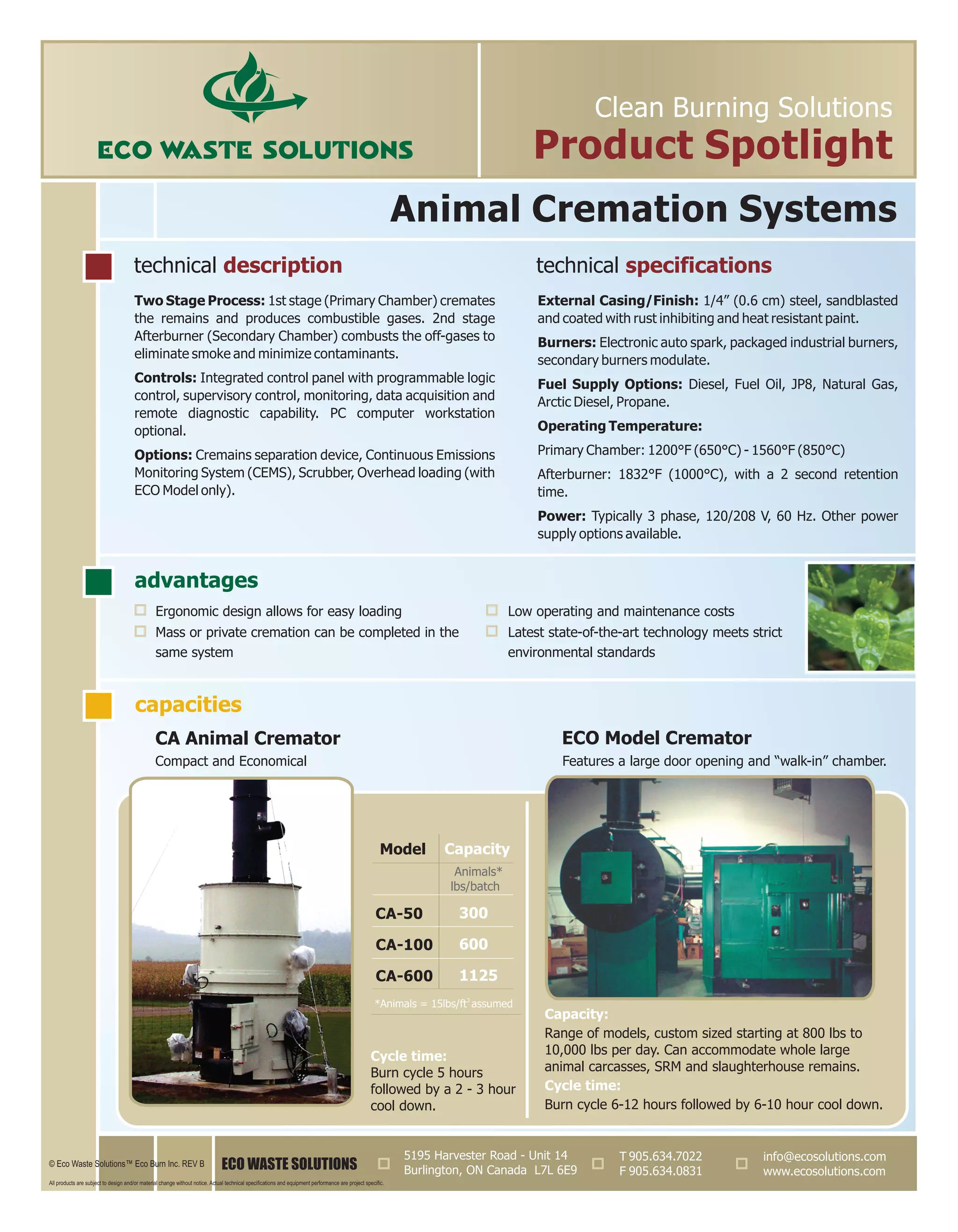 Animal Cremation System | PDF