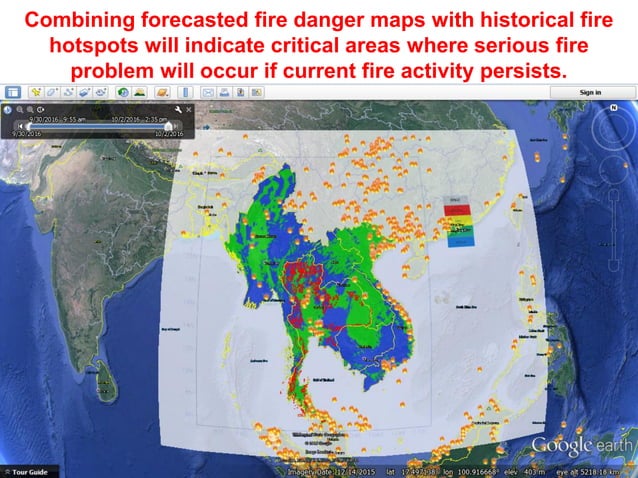 Ews by forecast fdrs of thailand and upper asean and forest fire control in thailand vt | PDF