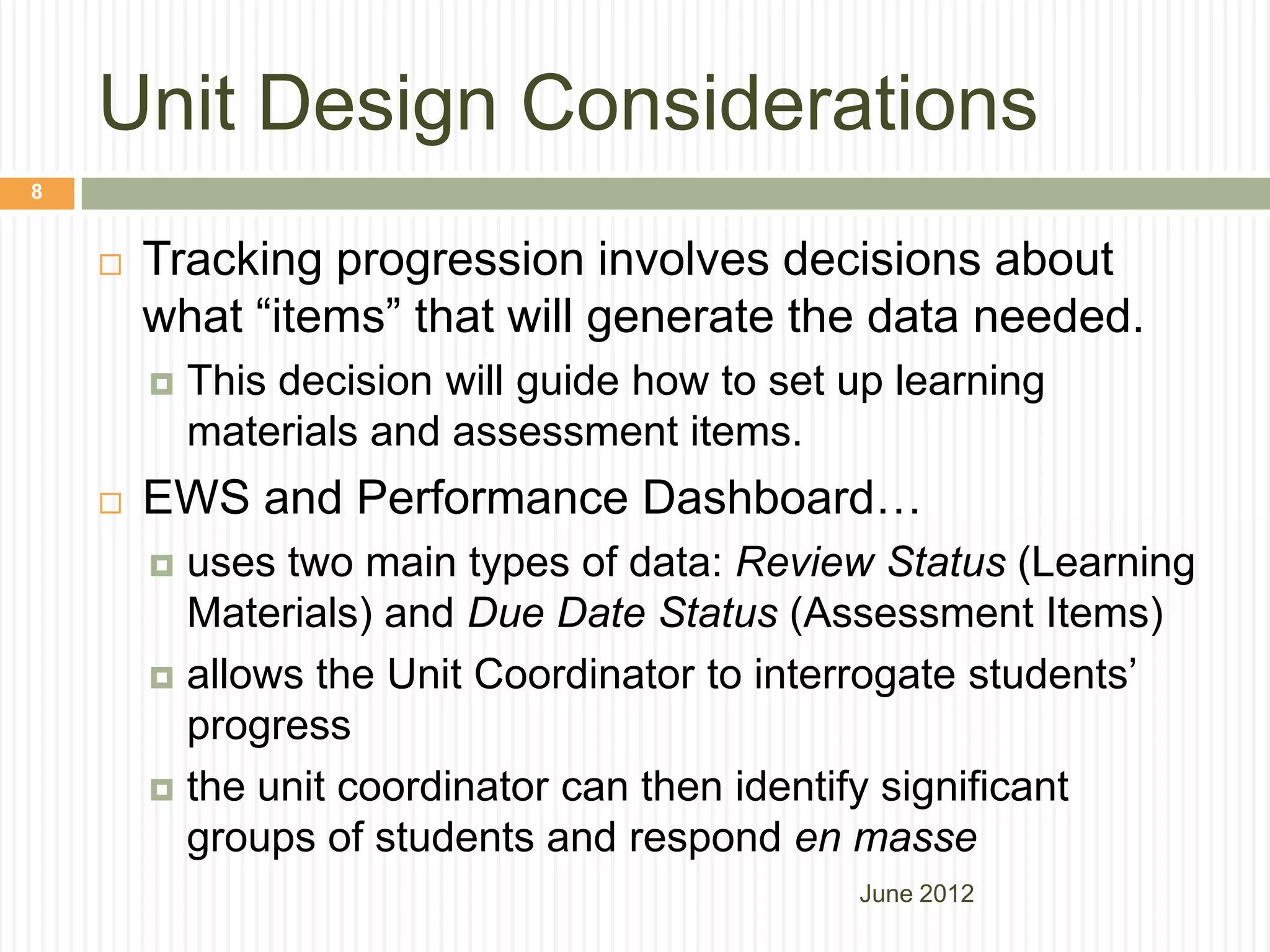 Learnline - Early Warning System & Performance Dashboard | PPTX