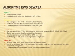 EWS PPT stase gawat darurat kelompok 4 keperawatan | PPTX