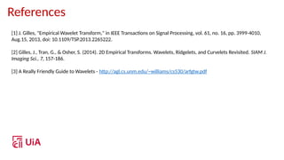 Introduction to Time-Frequency Analysis and EWT | PPT