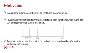 Introduction to Time-Frequency Analysis and EWT | PPTX