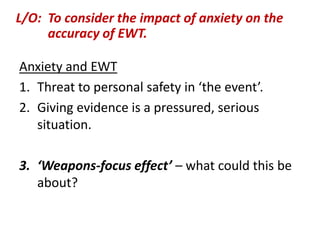 Ewt anxiety | PPT