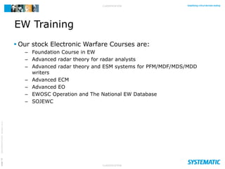 EW training overview presentation | PPTX