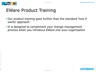 EW training overview presentation | PPTX