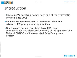 EW training overview presentation | PPTX