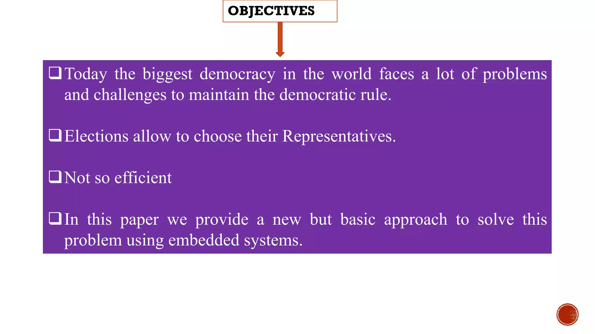 Embedded Wireless Voting Machine | PPT