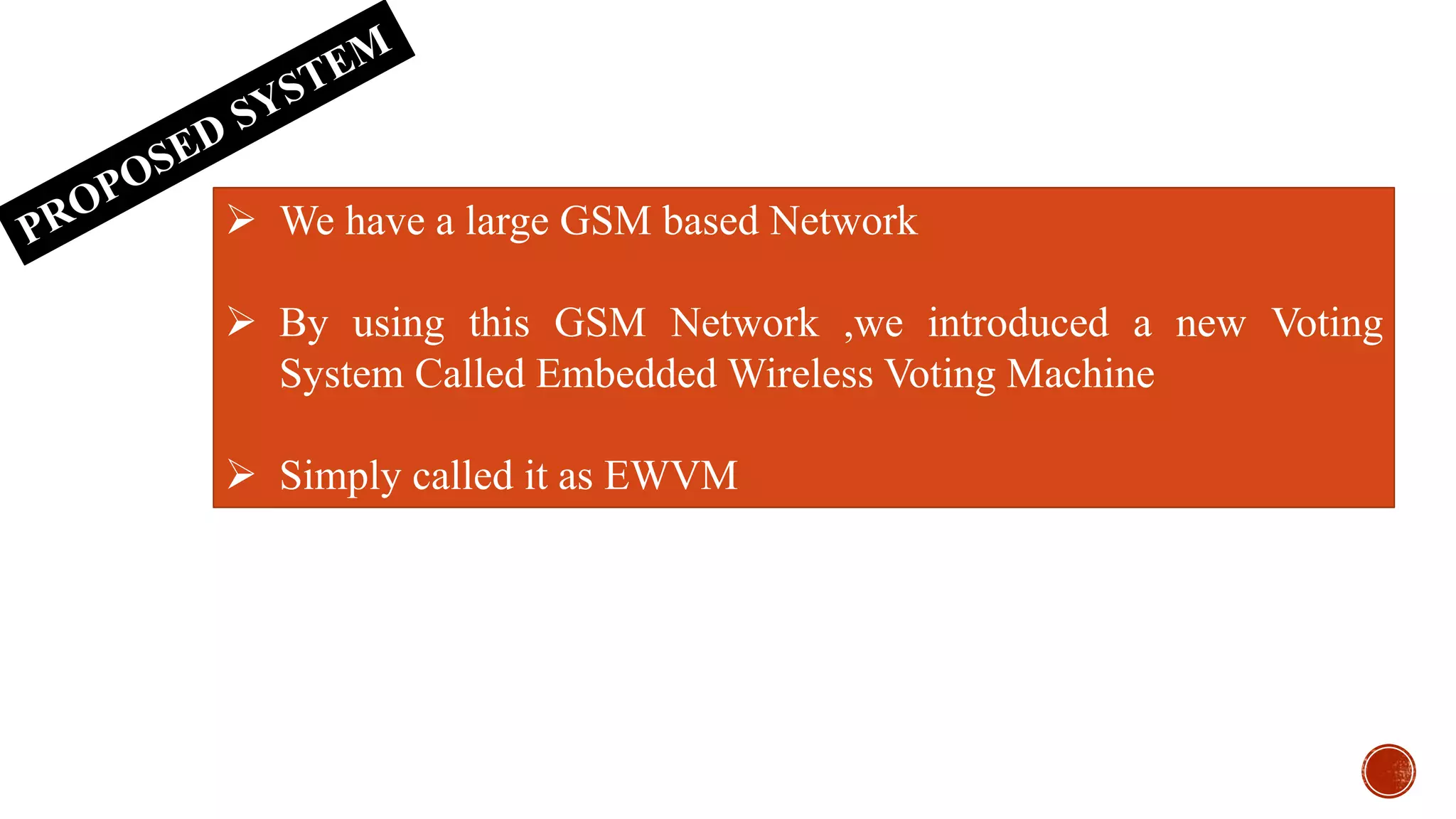 Embedded Wireless Voting Machine | PPT