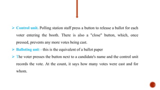 Embedded Wireless Voting Machine | PPT